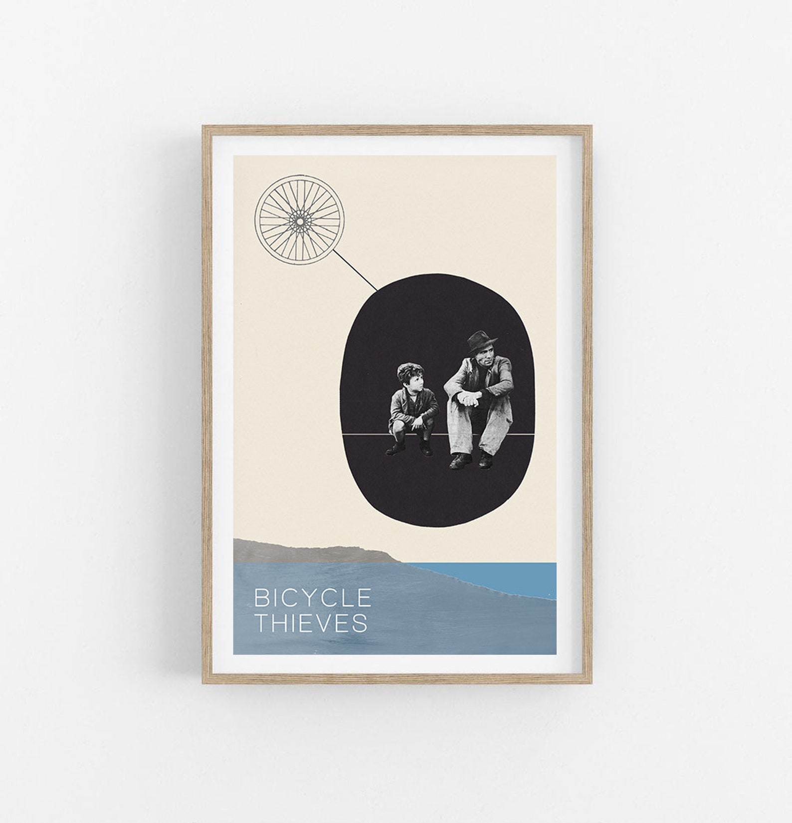 BICYCLE THIEVES Movie Poster Minimalist poster Minimalist | Etsy