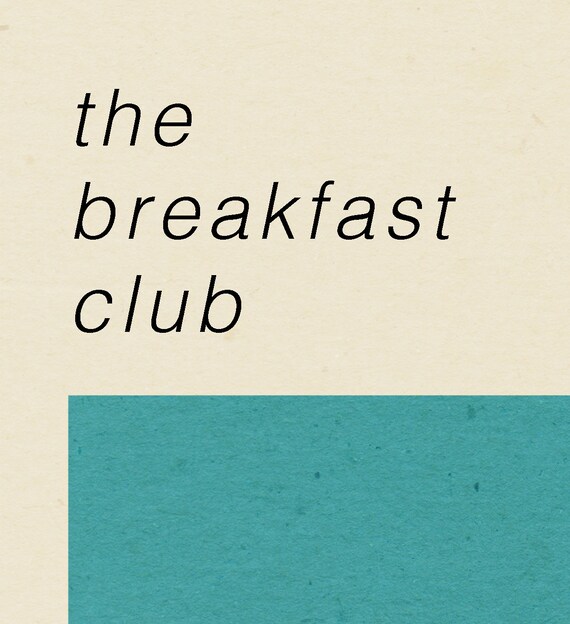 The Breakfast Club Poster Font