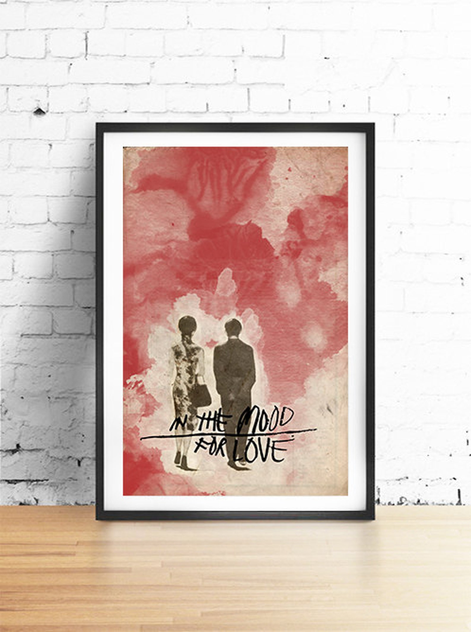 IN the MOOD for LOVE Movie Poster Minimalist Movie Poster - Etsy UK