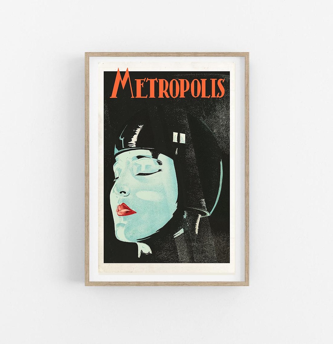 Metropolis Movie Poster: Sci-fi Minimalist Art Print - Etsy