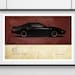 KITT Movie Poster Knight Rider Original Poster Race Car | Etsy
