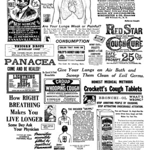 Lung Art Vintage Respiratory Remedy Ads - Original Print- Gift for ...
