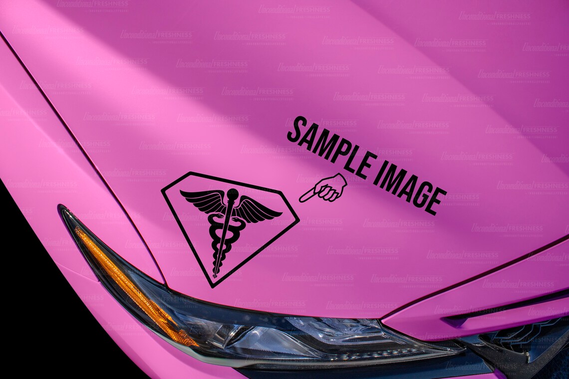 Car Hood Mockup, Car Sticker Bonnet Mockup, Vinyl Decal Mockup, Car Svg ...