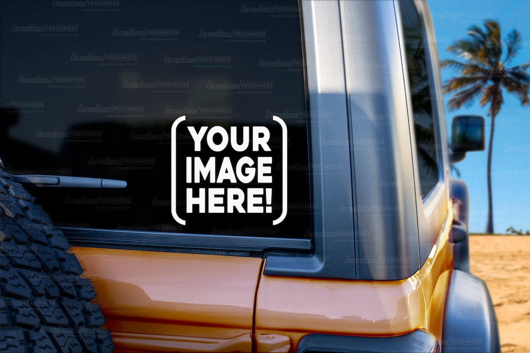 Car Mockup, Car Sticker Mockup, Vinyl Decal Mockup, Car Svg Mockup ...
