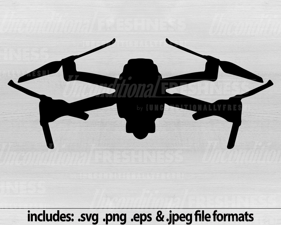 Drone Svg Cutting File For Small Uav Stickers Or Shirt Iron On Shapes