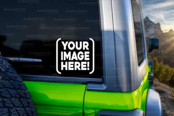 Car Mockup Car Sticker Mockup Vinyl Decal Mockup Car Svg | Etsy