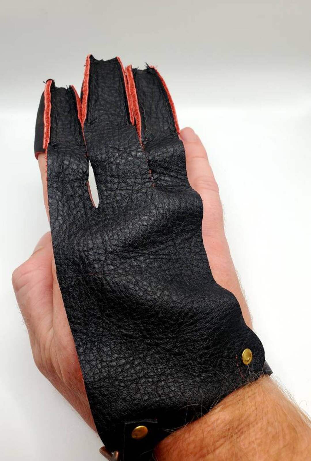 3 Finger Shooting Glove "dark Assassin" - Etsy