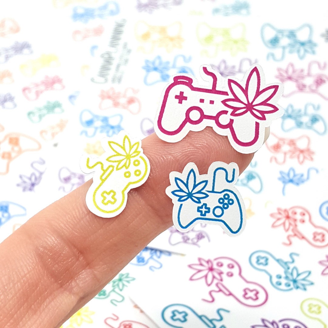 Marijuana Game Controller Stickers RETIRING DESIGN Final Stock Gaming ...