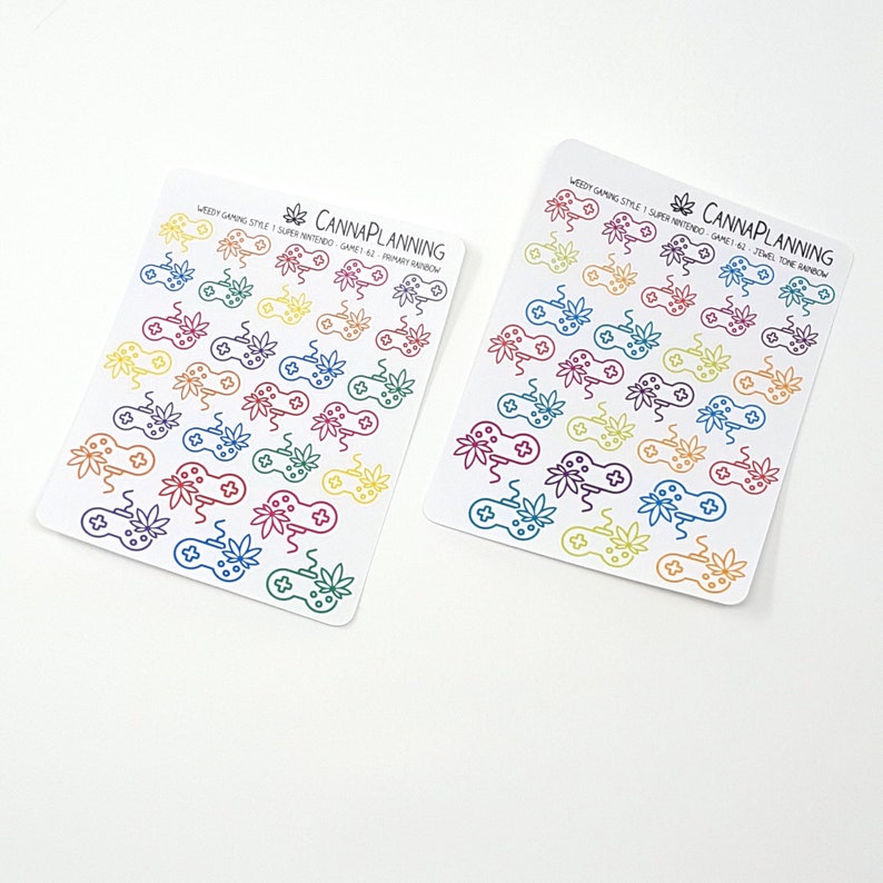 Marijuana Game Controller Stickers Gaming Xbox Playstation - Etsy