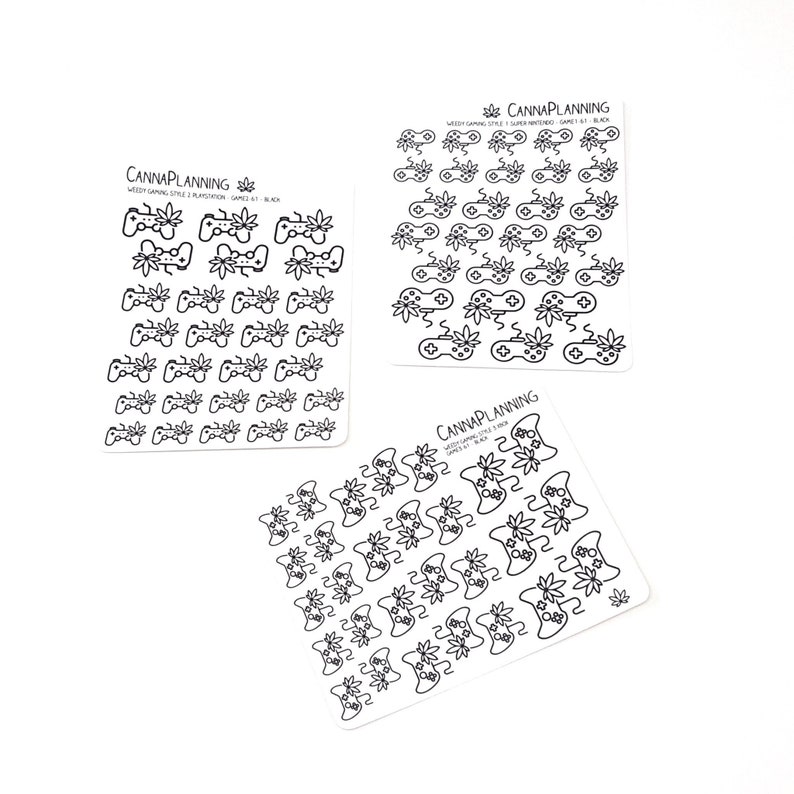 Marijuana Game Controller Stickers Gaming Xbox Playstation - Etsy