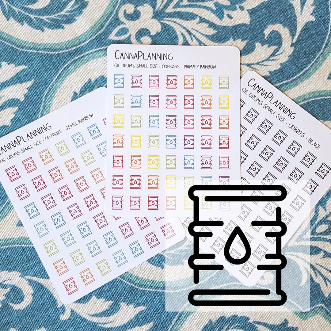 Small Cannabis Oil Drum Stickers *retiring PAPER Stickers* | Dab Stoner ...