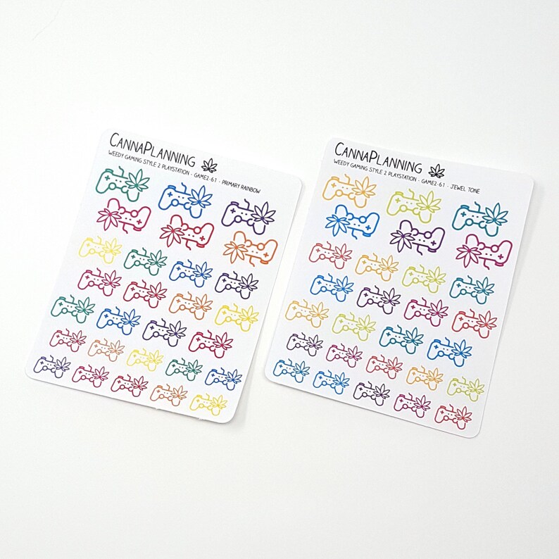 Marijuana Game Controller Stickers Gaming Xbox Playstation - Etsy