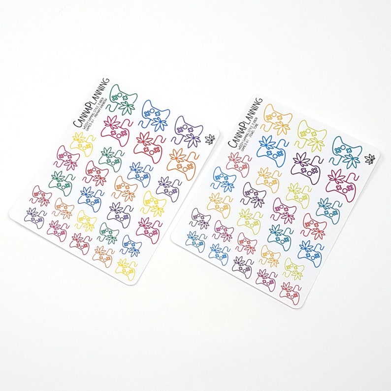 Marijuana Game Controller Stickers Gaming Xbox Playstation - Etsy