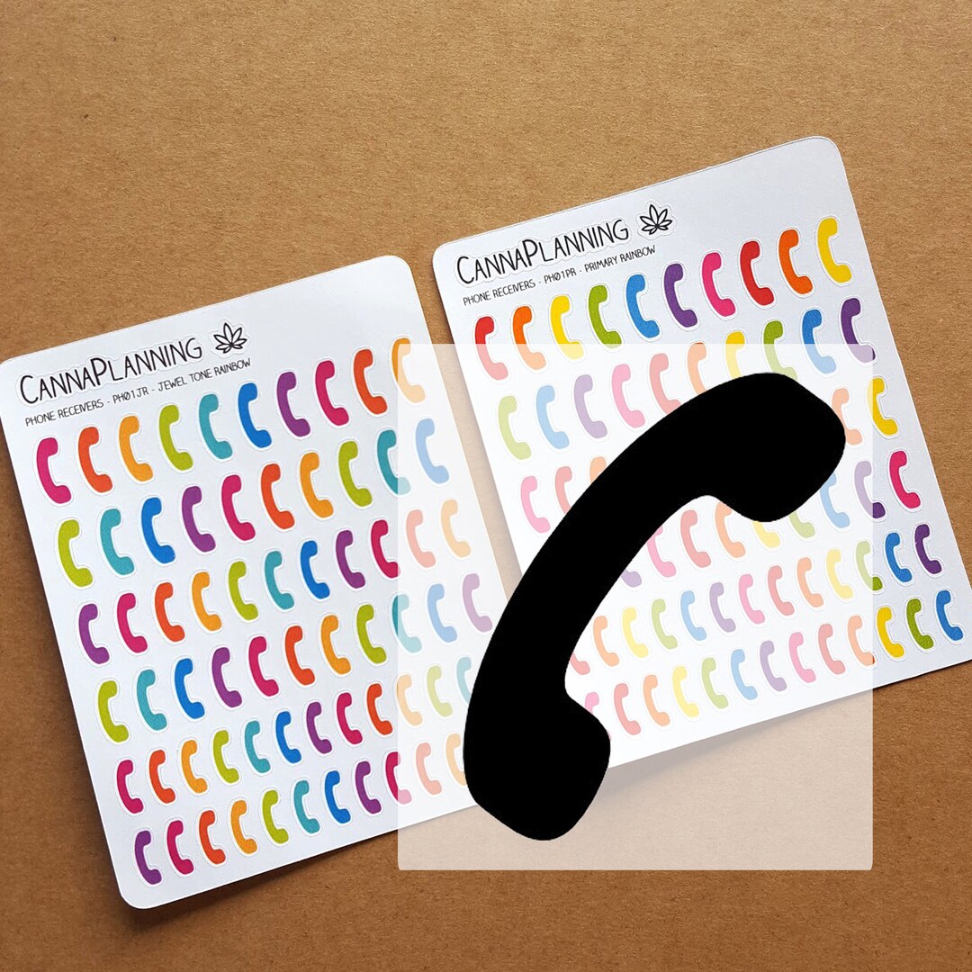 Telephone Stickers *retiring PAPER Stickers* | Phone Icon Stickers ...
