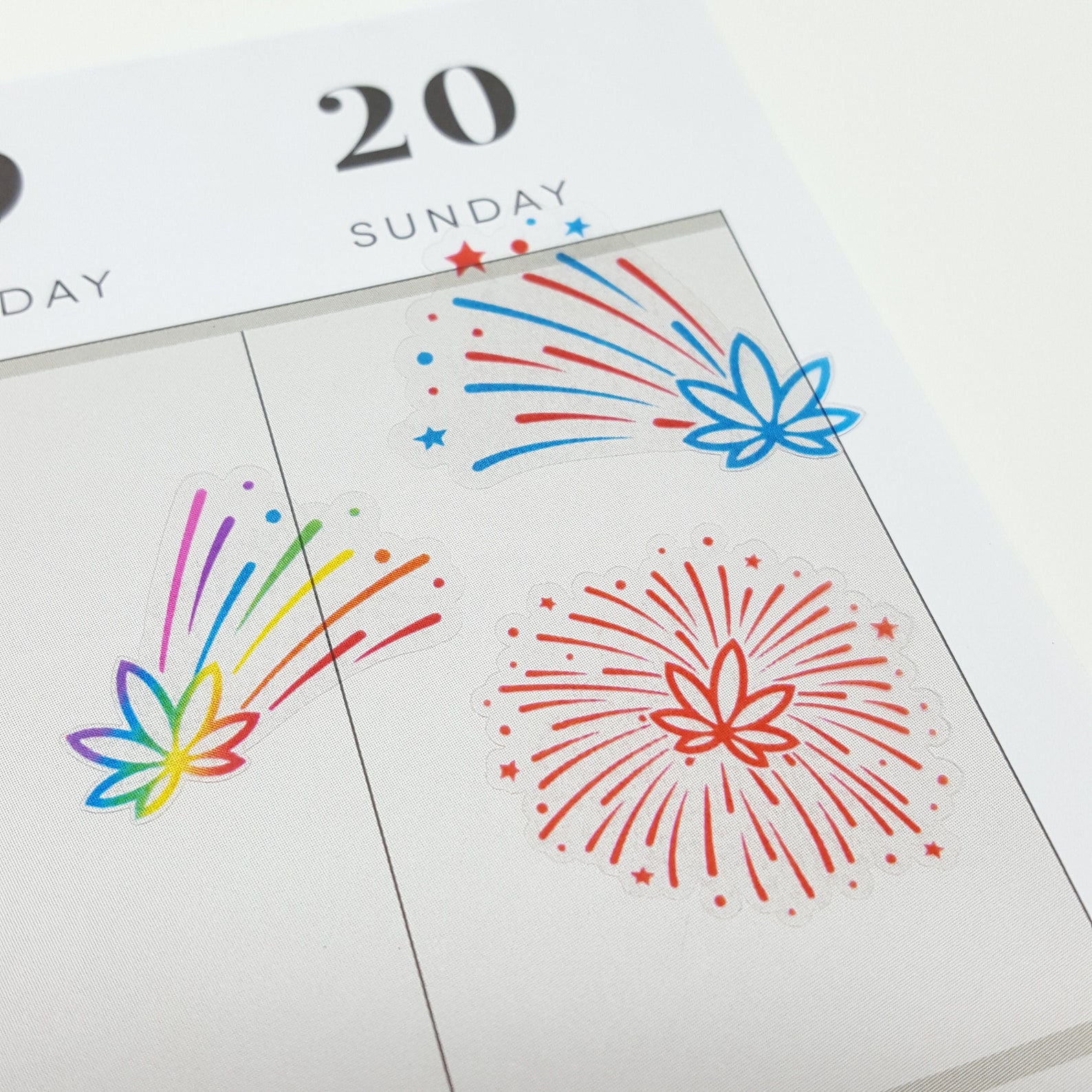 Clear Marijuana Leaf Fireworks Stickers Pride Fireworks 4th - Etsy