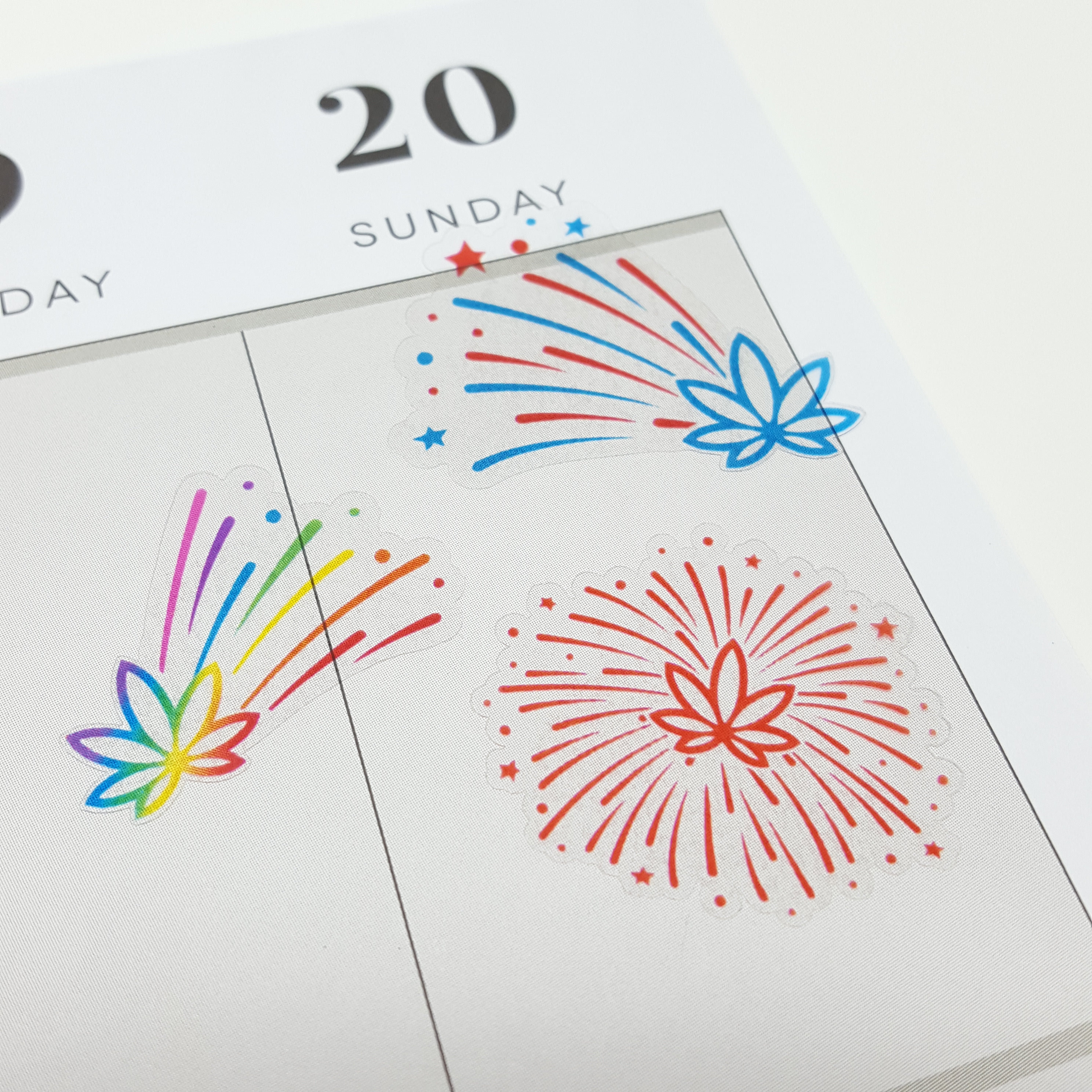 Clear Marijuana Leaf Fireworks Stickers Pride Fireworks 4th | Etsy