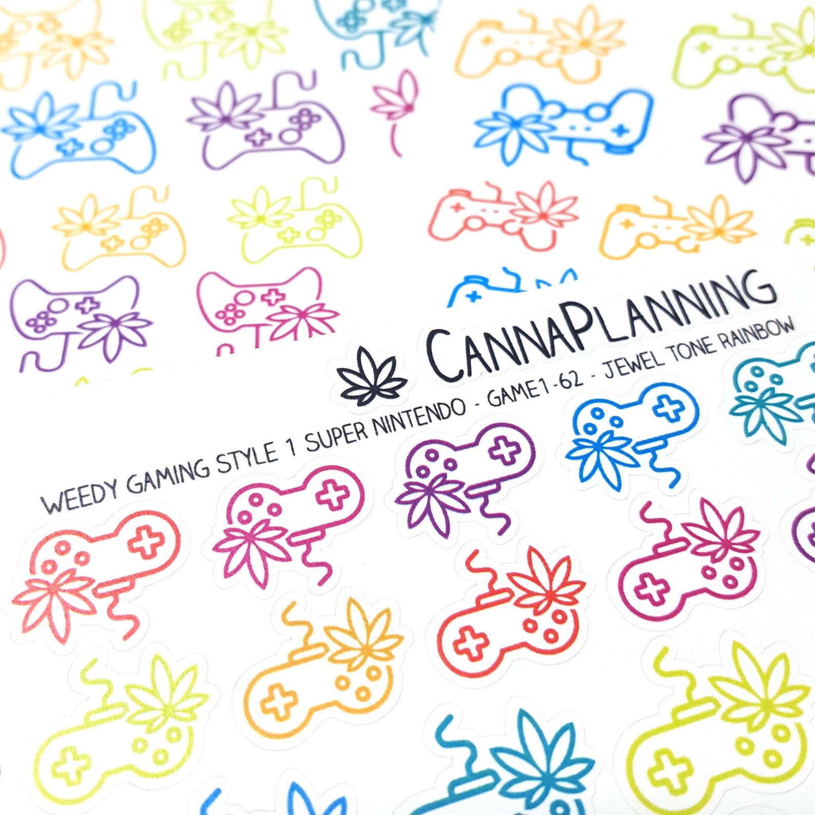 Marijuana Game Controller Stickers Gaming Xbox Playstation - Etsy