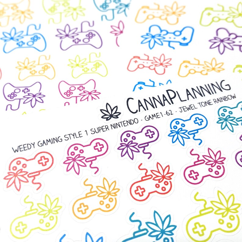 Marijuana Game Controller Stickers Gaming Xbox Playstation - Etsy