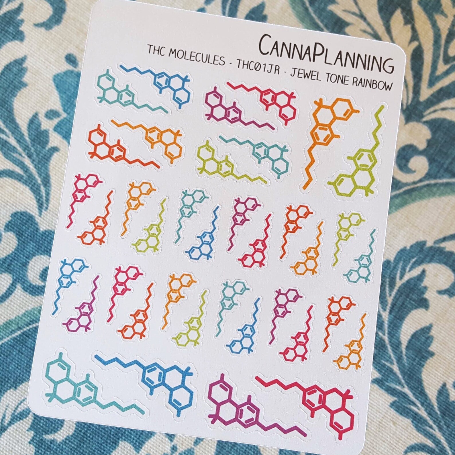 THC Stickers THC Molecule Stickers Chemistry Science Pot | Etsy