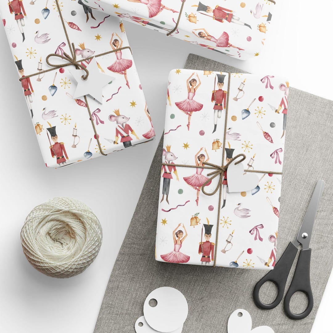 Ballet Nutcracker Christmas Wrapping Paper - Custom Christmas ...