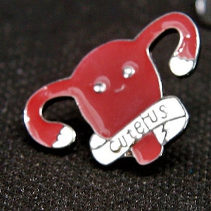 Cuterus Uterus Pin Badge Brooch - Etsy