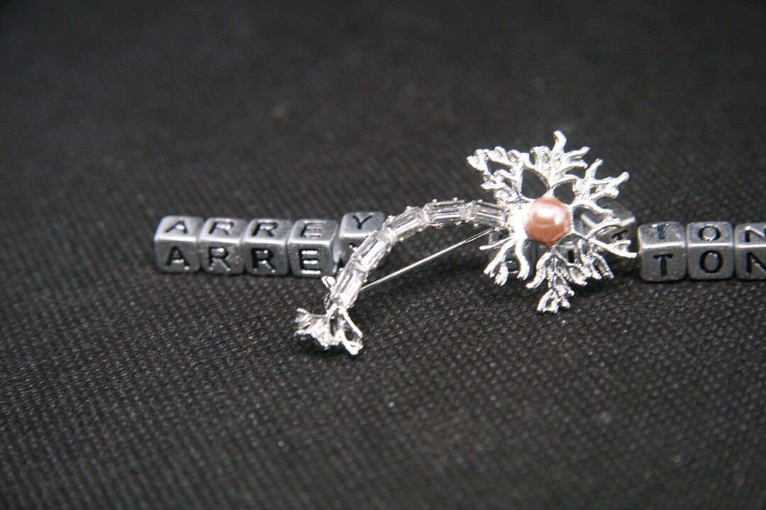 Neuron Brooch Pin Nerve Cell - Etsy