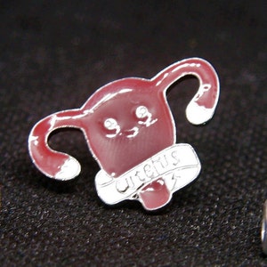 Cuterus Uterus Pin Badge Brooch - Etsy