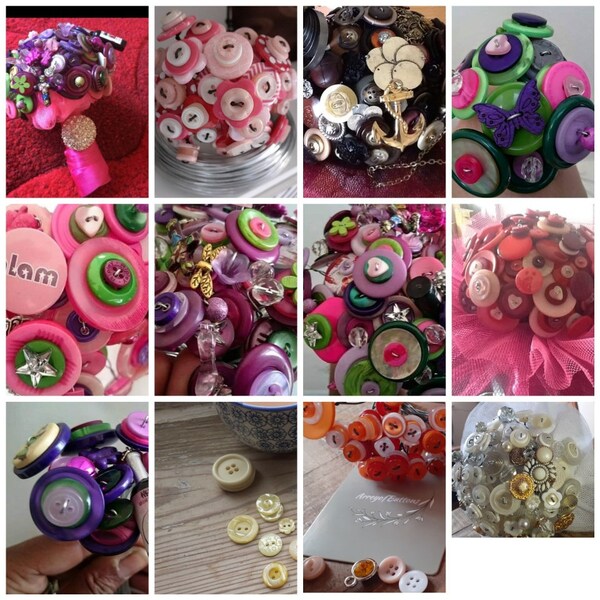 Button Bouquet - Etsy
