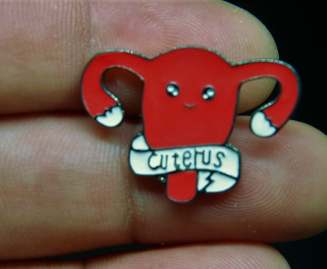 Cuterus Uterus Pin Badge Brooch - Etsy