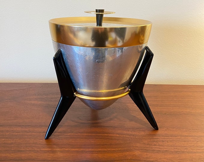 Vintage Mirro Medallion Ice Bucket - Etsy