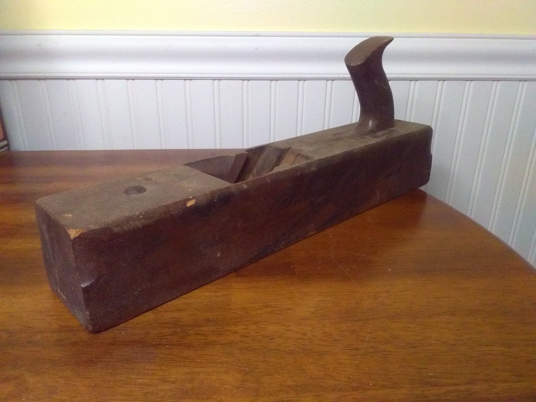 Vintage Office Decor Solid Wood Jack Block Plane 16 Planer Antique ...
