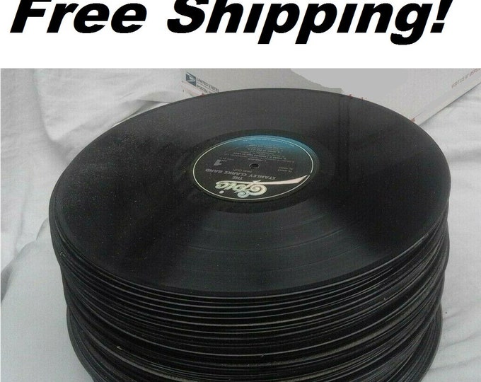 Vintage Vinyl Records: Random Genre Mix, Lot of 10 (12 Inch) - Etsy