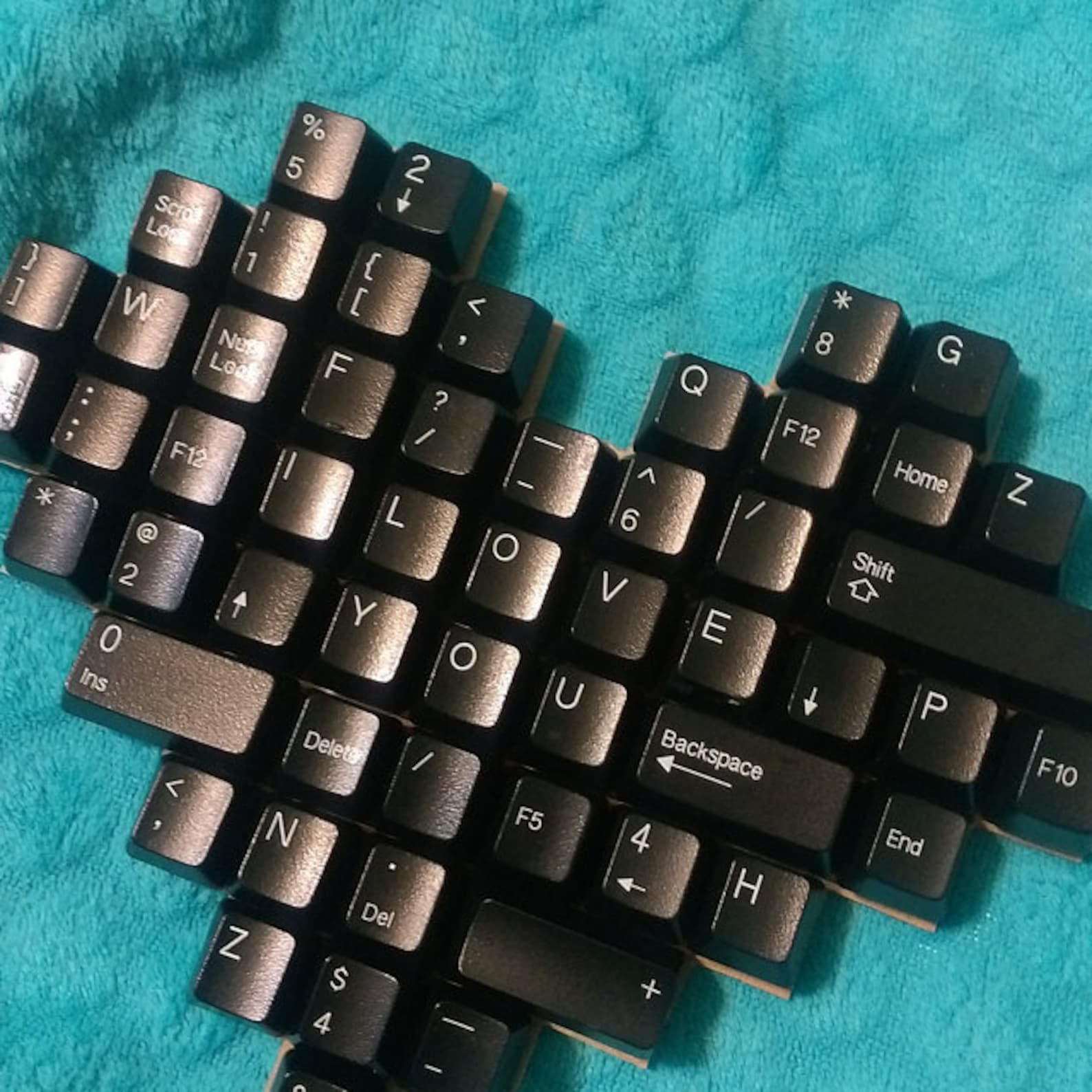 100 Loose Keyboard Keys for Crafts | Etsy