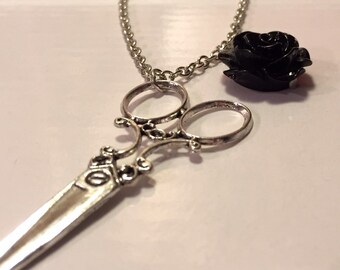 Scissor necklace | Etsy