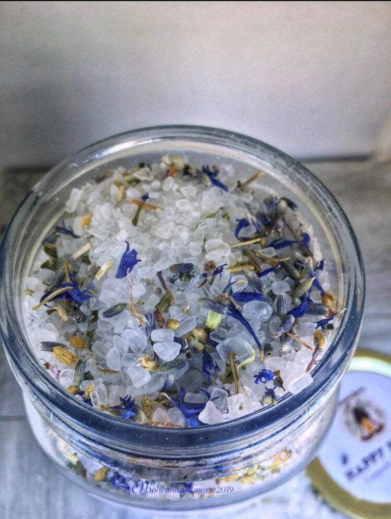 Empath Bath Soak for Protection, Organic Bath Soak, Floral Bath Salt ...