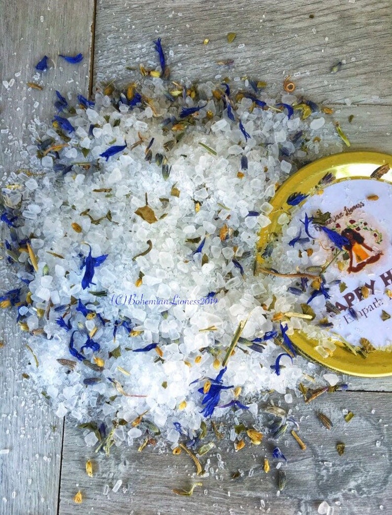 Empath Bath Soak for Protection, Organic Bath Soak, Floral Bath Salt ...