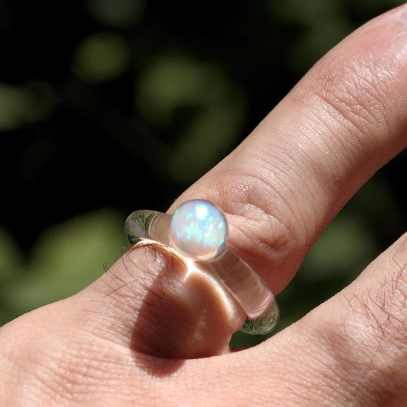 Glass Ring - Etsy