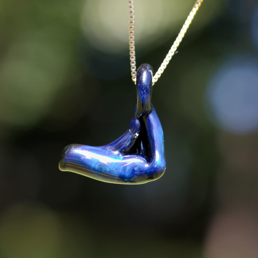 Capisce Pendant Necklace - Capiche Jewelry - Pinecone Hand - Finger ...