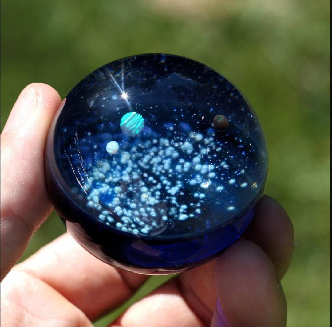 Large Universe Marble - Glass Galaxy Marble - Borosilicate Marble ...