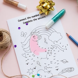 INSTANT DOWNLOAD Unicorn Coloring Pages Unicorn Activity Pages.holiday ...