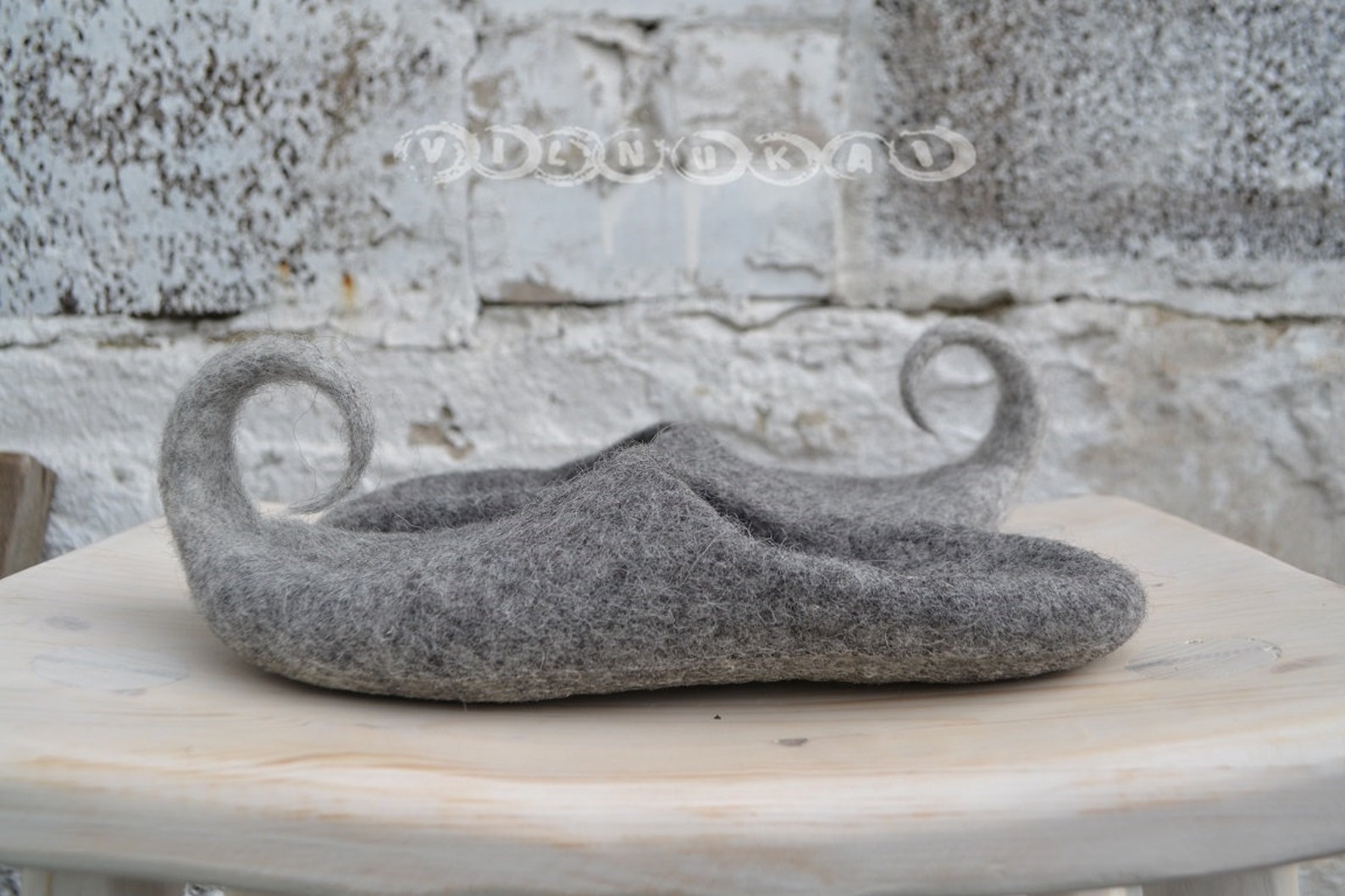 Wool Felted Slippers Natural Wool Handmade ECO Eco-friendly - Etsy