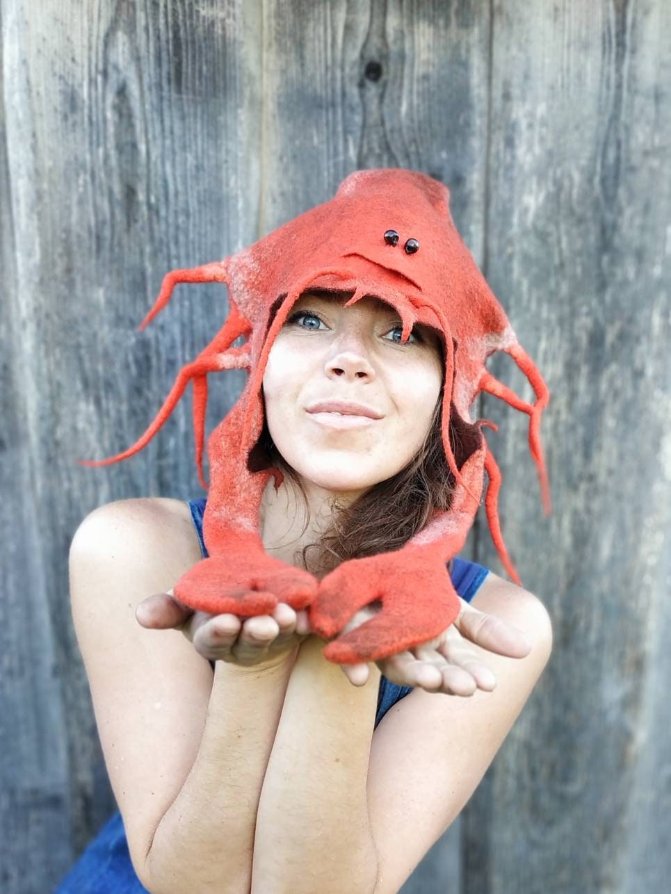 Crawfish Zodiac , Crawfish Hat , Funny Gift , Woolen Hat , Sauna Hat ...