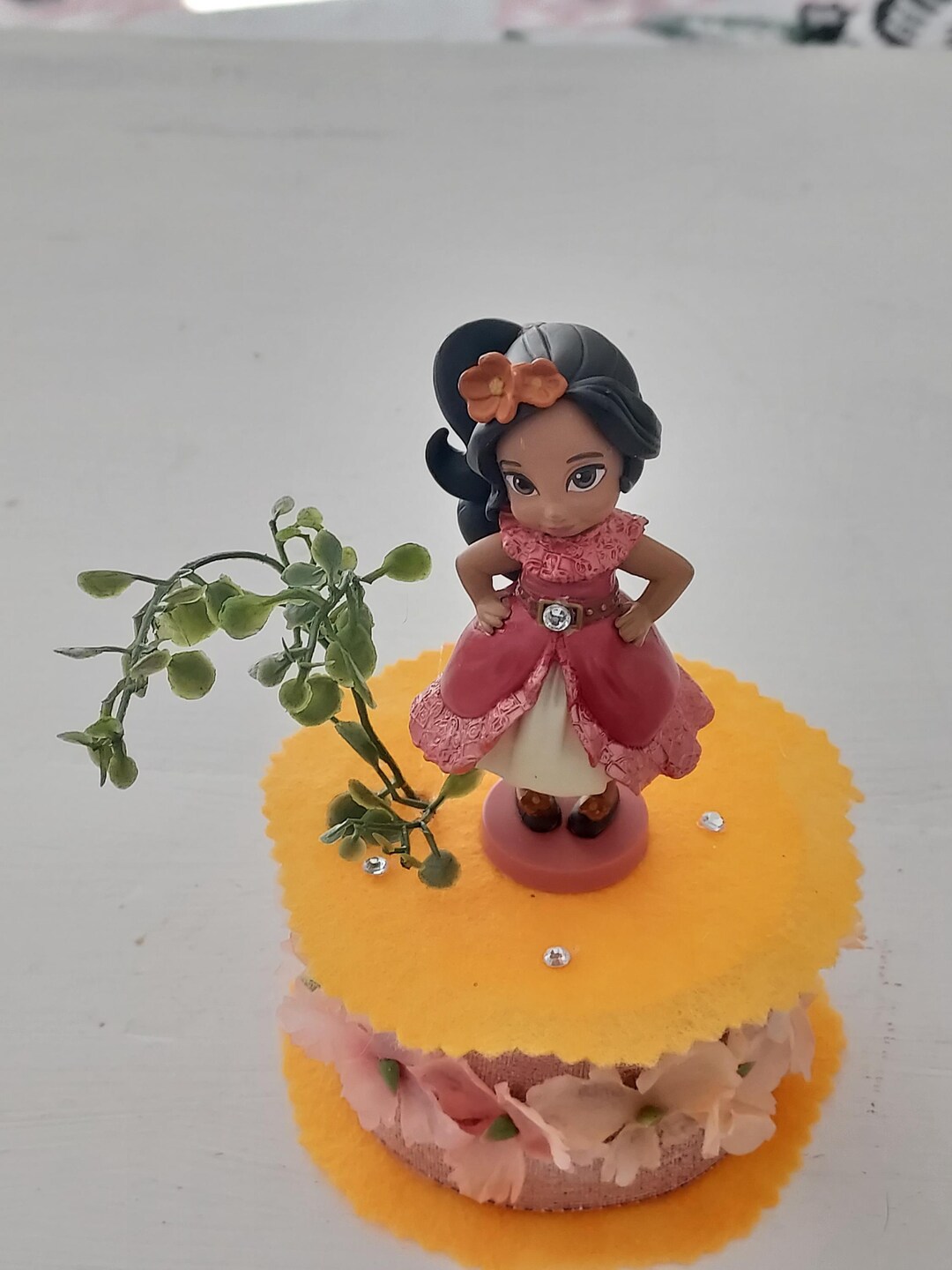 CAKE TOPPER of ELENA of the Disney Series Handcrafted by Jeana. - Etsy