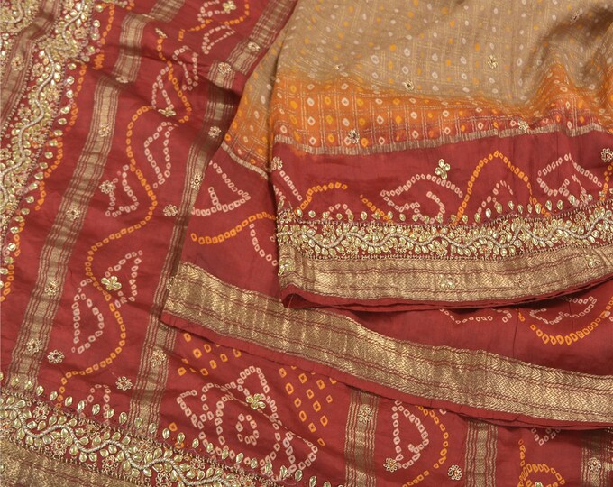 Kreatvkraft Vintage Sari 100% Pure Silk Handmade Sarees Wedding ...