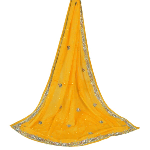 Yellow Dupatta - Etsy