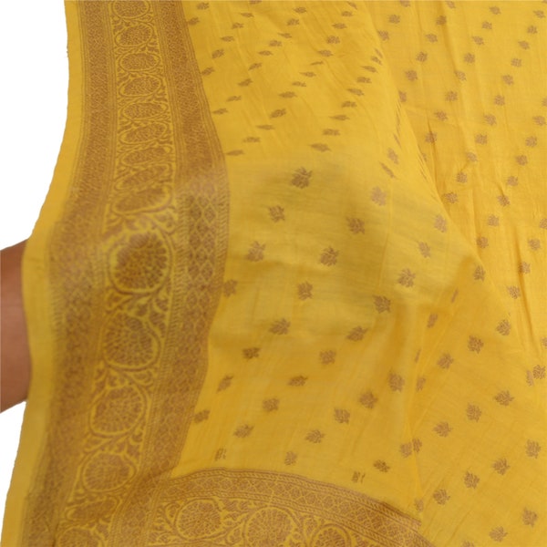 Yellow Dupatta - Etsy