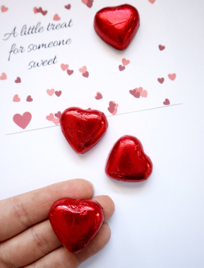 Heart Chocolate Valentines Card, Valentines Day, Mothers Day Gift - Etsy UK