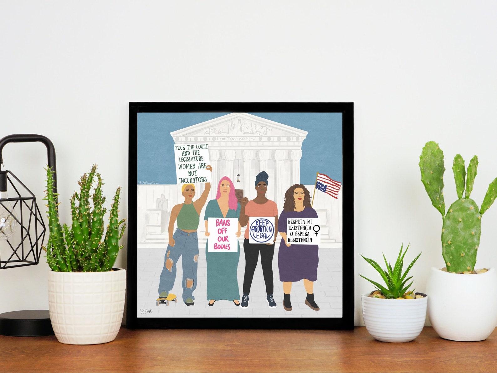 Pro Choice Art Print Protest Art Print Feminist Art Print - Etsy