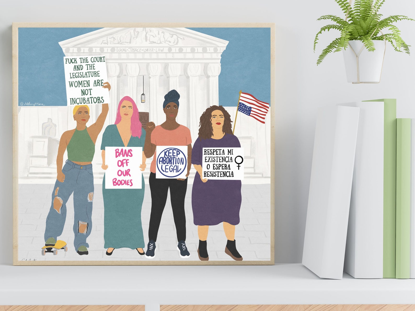 Pro Choice Art Print Protest Art Print Feminist Art Print - Etsy