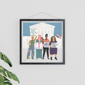 Pro Choice Art Print, Protest Art Print, Feminist Art Print, Womens ...